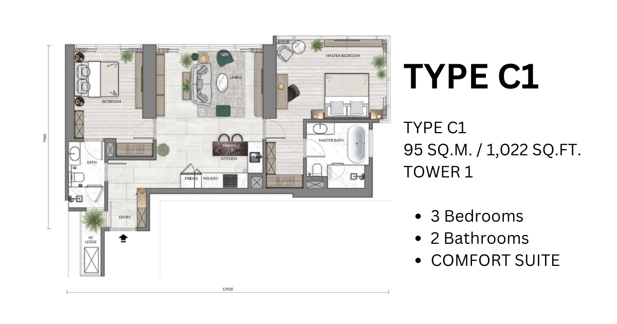 Layout – Core Residence @ TRX